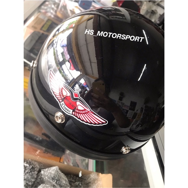 MHR HELMET STENG SEPARUH 1/2 HALF CUT - BLACK - 100% ORIGINAL - READY ...