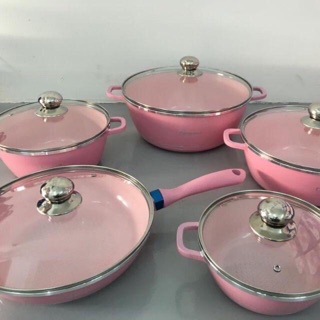 [TERMURAH] 12PCS ORIGINAL DESSINI IN ITALY SET COOKWARE COOKING POT FRY ...