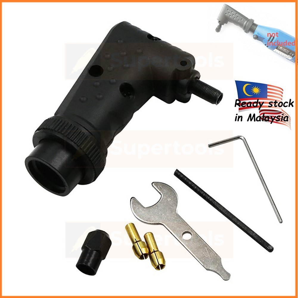 Right Angle 90 degree Attachment Handpiece For 3mm Electric Drill ...