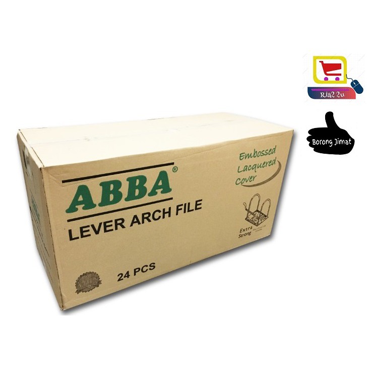 ABBA ARCH FILE 3" SILVER (404) and 2" SILVER (406) - 24 PCS | Shopee ...