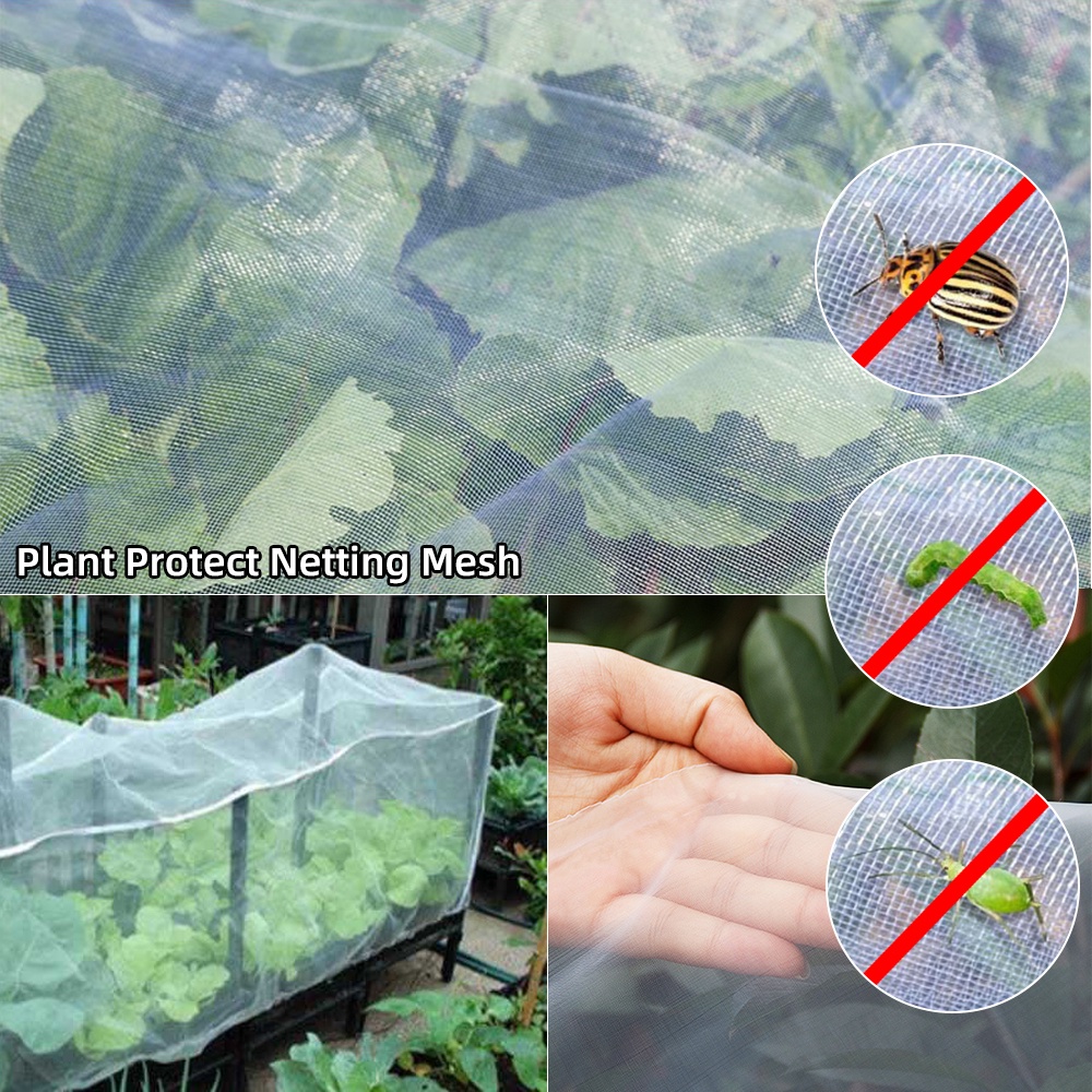 10M Firlar Insect Protection Netting, Garden Vegetable Protective Mesh ...