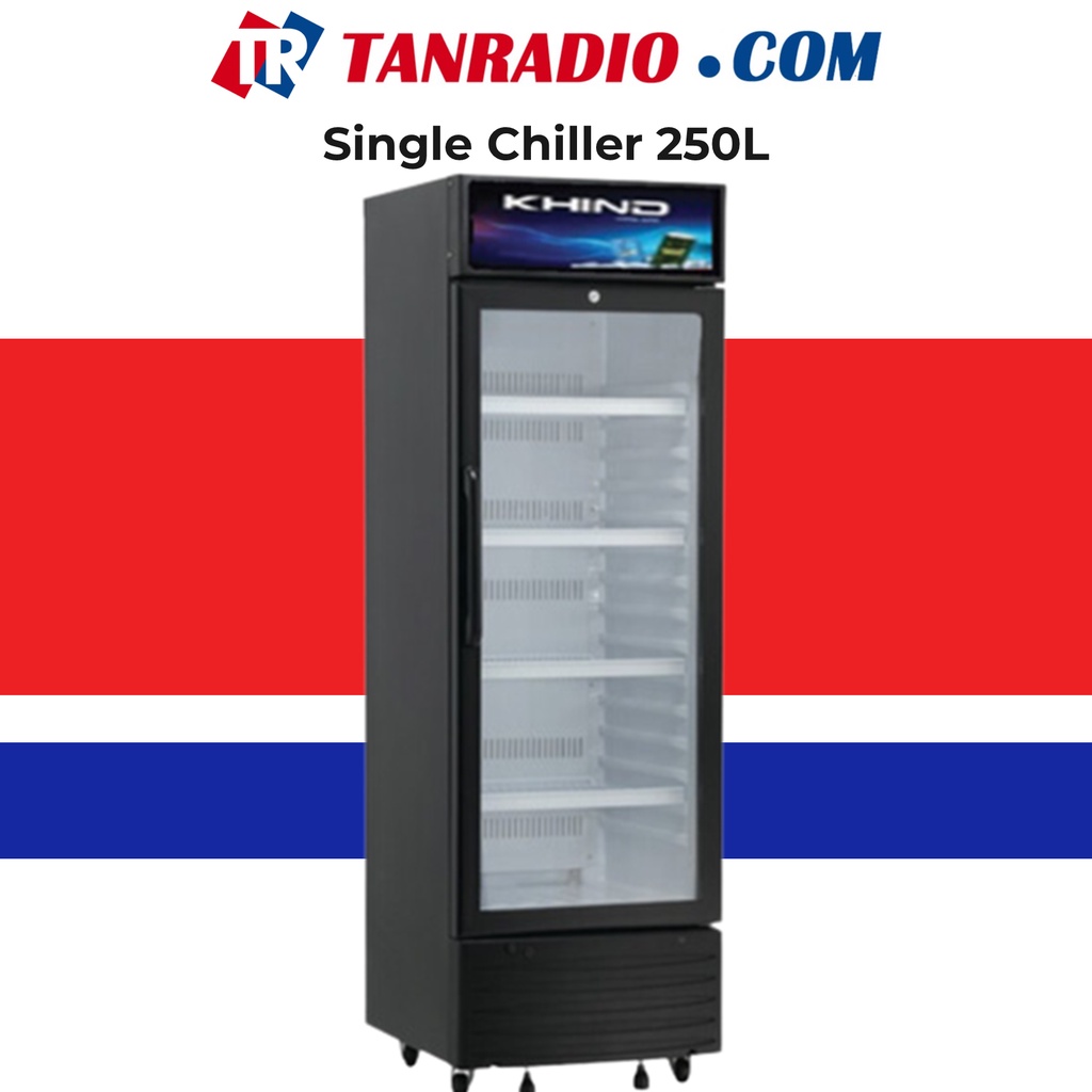 Khind KDS250 Single Door Display Chiller Commercial Use Freezer Fridge ...