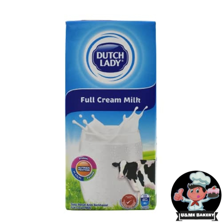 DUTCH LADY UHT MILK FULL CREAM 1LITER | Shopee Malaysia