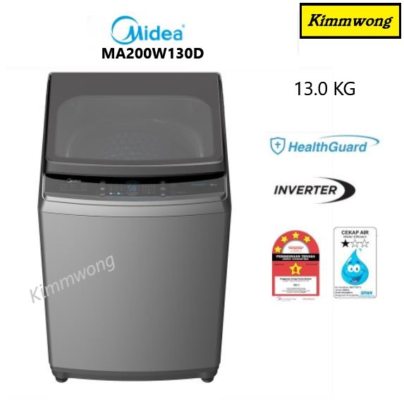 Midea 13kg Inverter Washing Machine MA200W130D | Shopee Malaysia