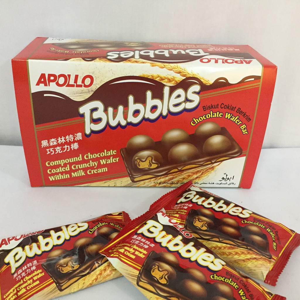 Apollo Bubbles Chocolate Wafer (24x32g) | Shopee Malaysia