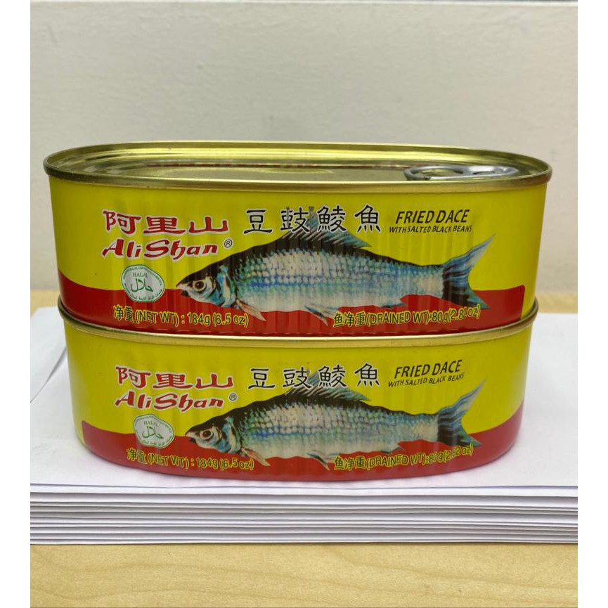 FRIED DACE FISH WITH SALTED BLACK BEANS 罐头豆豉鱼 184G | Shopee Malaysia