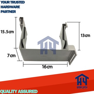 [ARENSI-MARLEY] F300 GUTTER JOINER/ SOCKET PVC RAINWATER GUTTER GREY ...