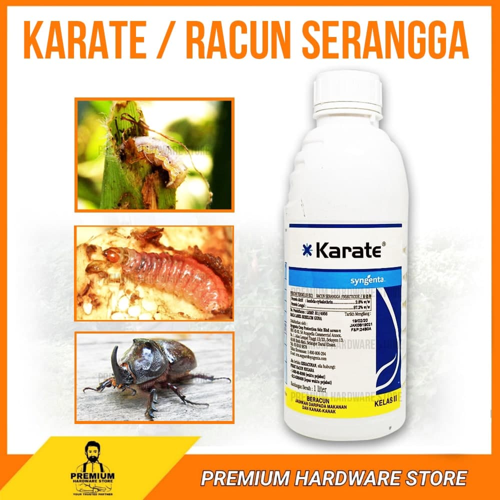 SYNGENTA Karate 1 Liter Lambda-Cyhalothrin 2.8% Racun Serangga Untuk ...