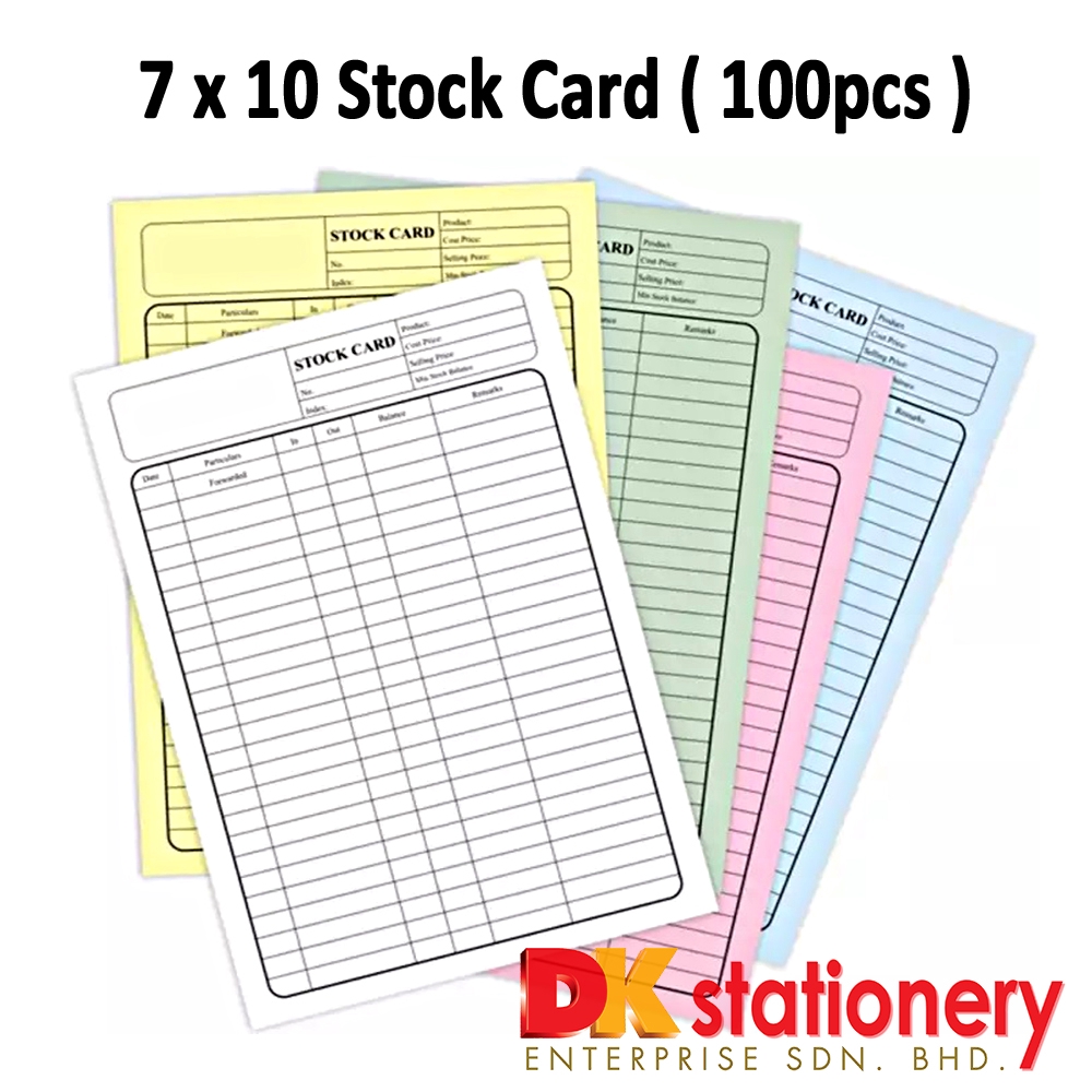 7 X 10 Stock Card X 5 PACK (20 pcs/pack) | Shopee Malaysia