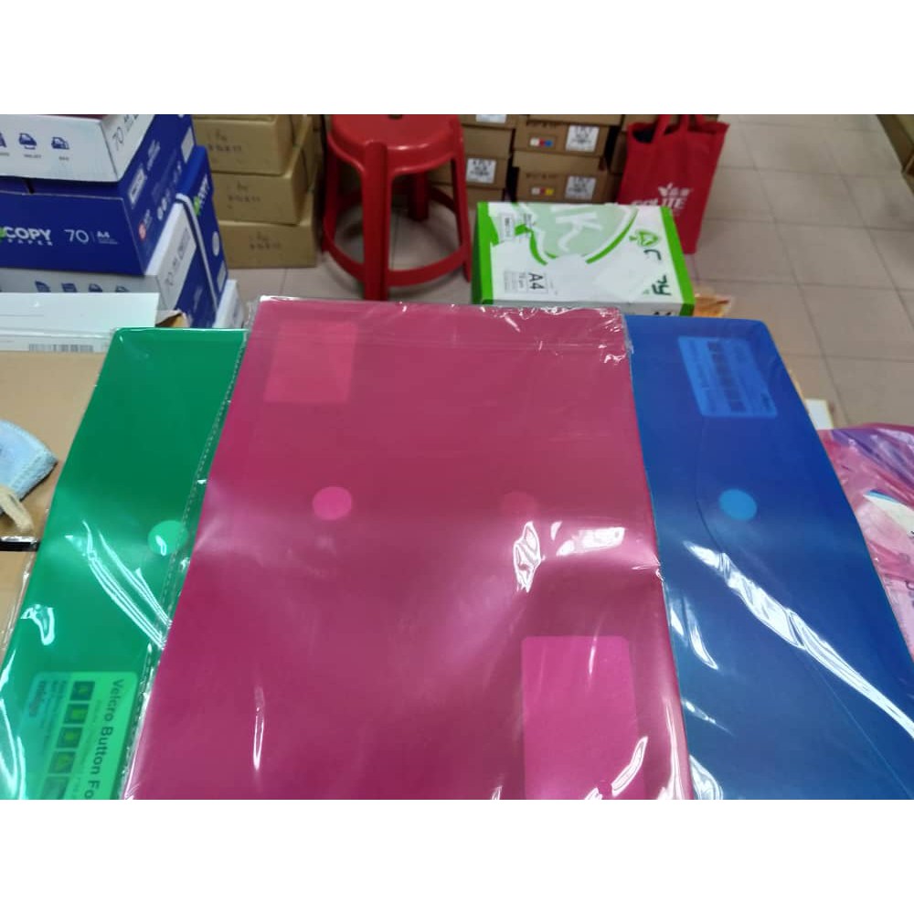VELCRO BUTTON FOLDER A4 SIZE (H) (MG-2115A4) | Shopee Malaysia