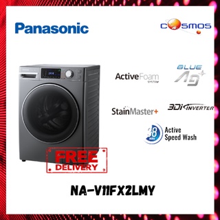 Panasonic 10KG ECONAVI Inverter Blue Ag+ Front Load Washer NA-V11FX2LMY ...