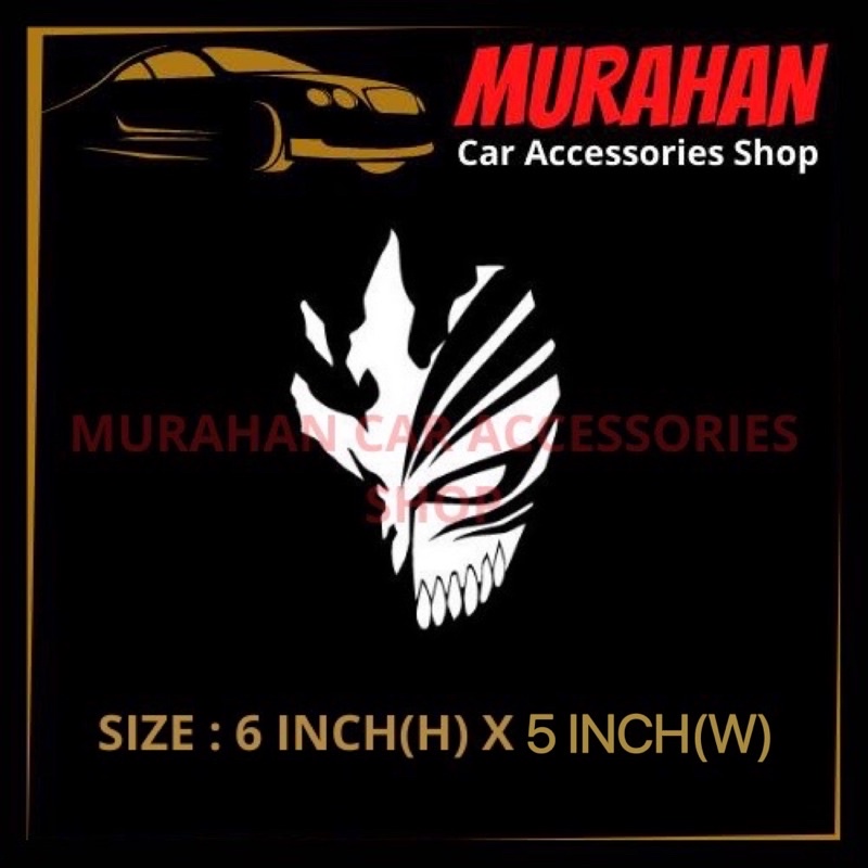 [READY STOCK] HIGH GRADE ICHIGO KUROSAKI | Bleach | Mask Vinyl Decal ...