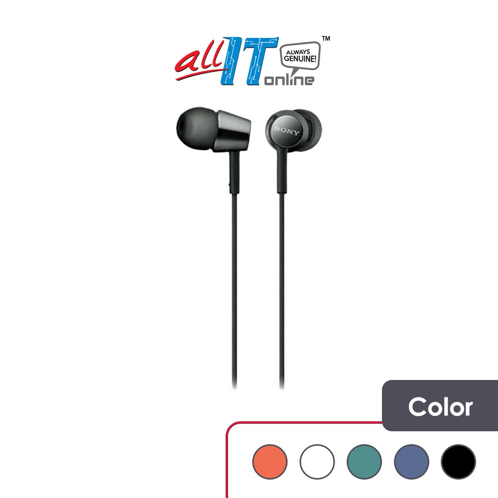 Sony MDR-EX155 In-Ear Headphones | Shopee Malaysia