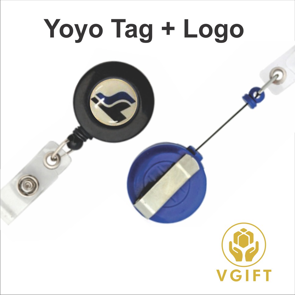 [Min 20pcs] Custome Yoyo Tag + Logo (Epoxy) | Shopee Malaysia