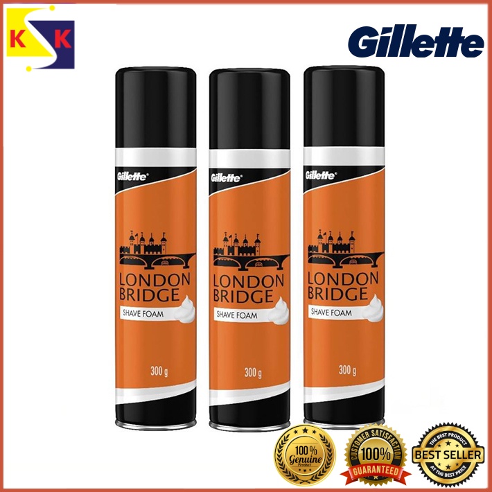 Gillette London Bridge Shave Foam (300g) | Shopee Malaysia