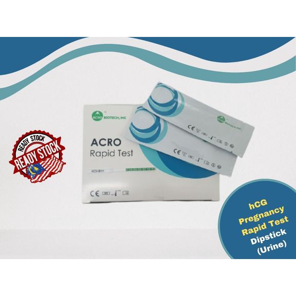 (Ready Stock) PREGNANCY TEST / UJIAN KEHAMILAN DIPSTICK/STRIP | Shopee ...