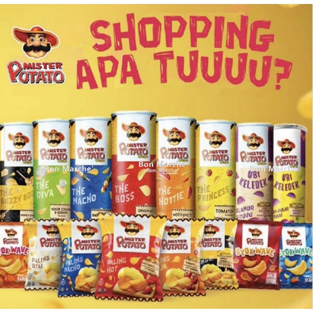 MR POTATO CRISPS, all flavors | Shopee Malaysia