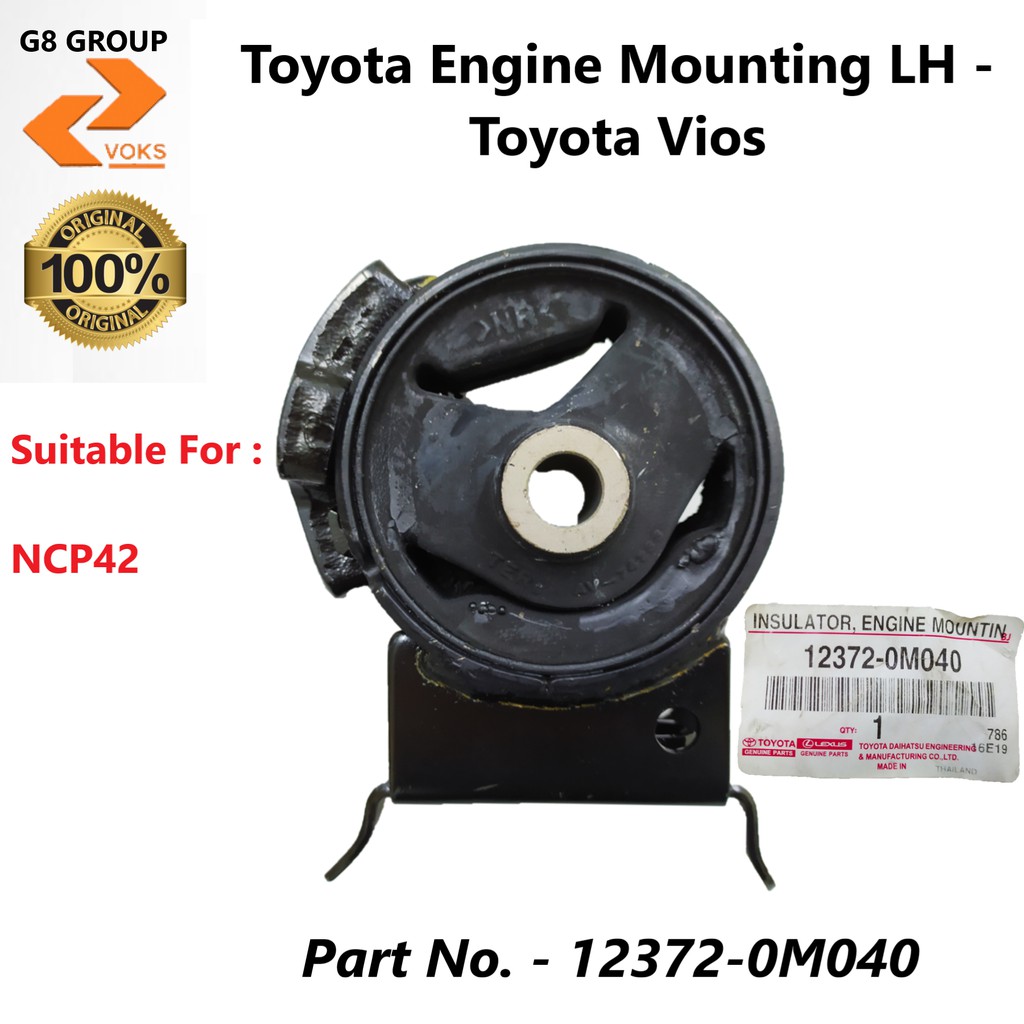 Toyota Engine Mounting LH - Toyota Vios ( 12372-0M040 ) | Shopee Malaysia
