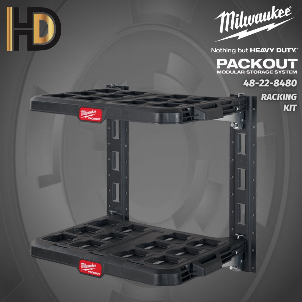 Milwaukee PACKOUT 2 Shelf Shelving Racking Kit 48-22-8480 | Shopee Malaysia