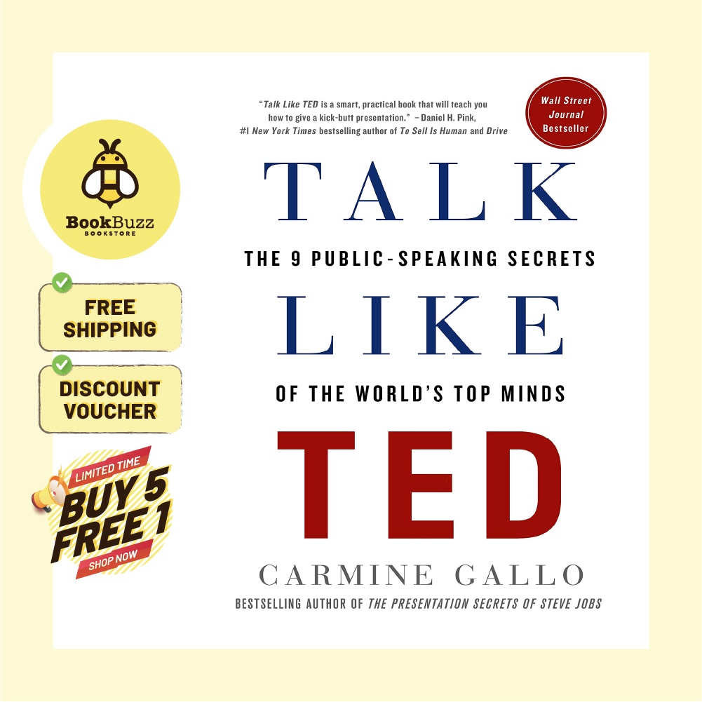 Talk Like TED: The 9 Public-Speaking Secrets of the World's Top Minds By Carmine Gallo | Shopee ...