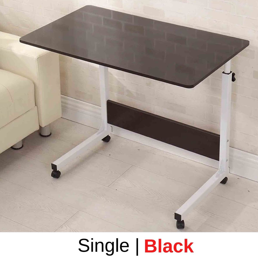 60 x 40cm Multifunctional Double Lifting Laptop Table BedSide Table ...