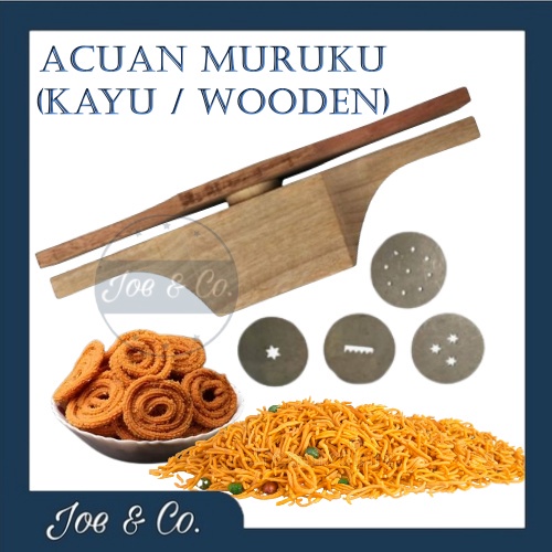 Wooden Acuan Muruku / Murukku Mold / Murukku Maker Acuan Putu Mayam ...