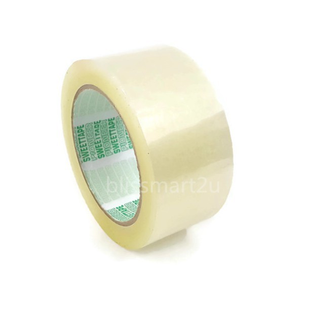 Sweettape Pioneer OPP Tape(48MM X 90 Yards)(Clear / Brown)Packing Tape ...