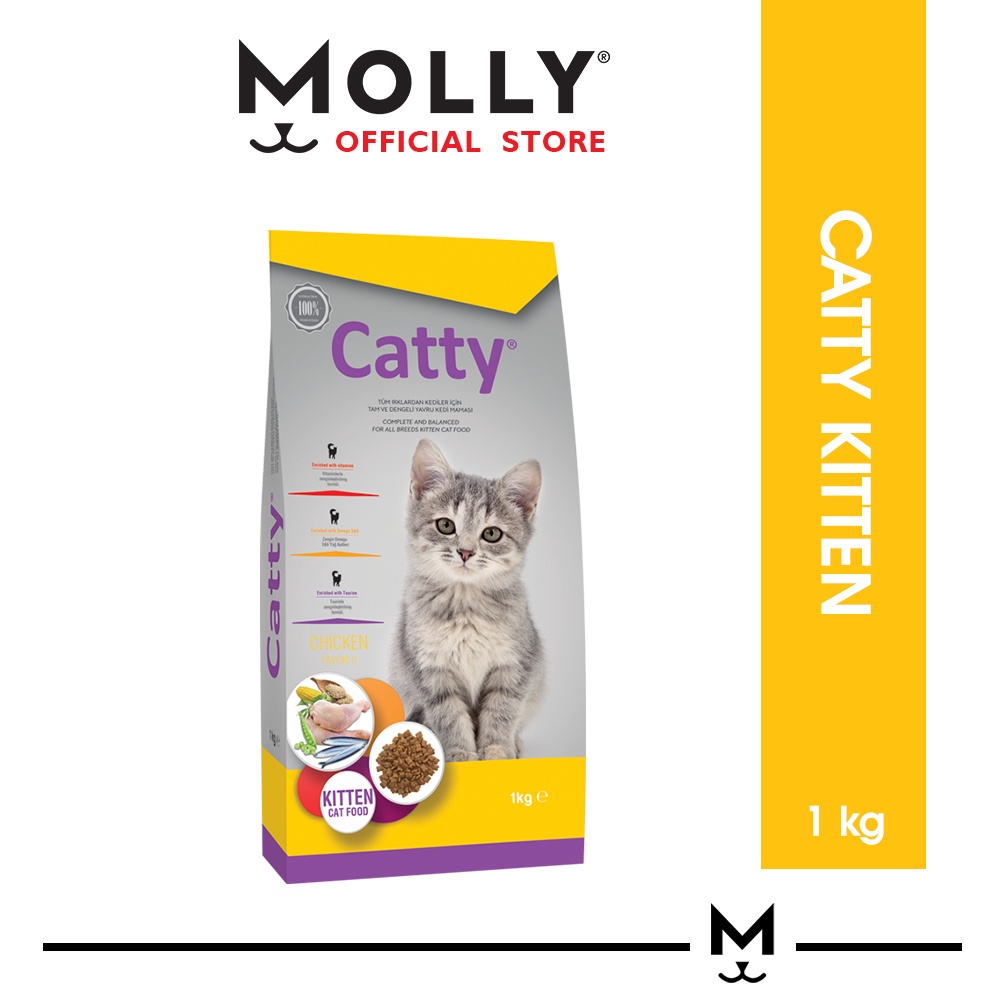 Catty Kitten Chicken Cat Foods 1kg Shopee Malaysia