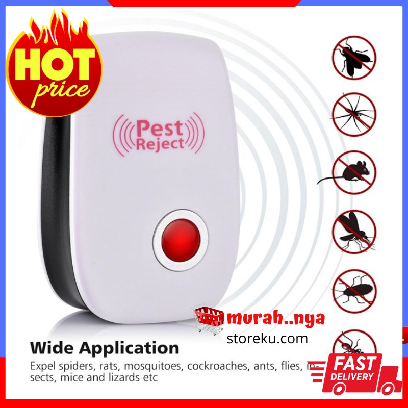 Ultrasonic Pest Control Repeller Electronic Rat Mice Bug Anti Mosquito ...