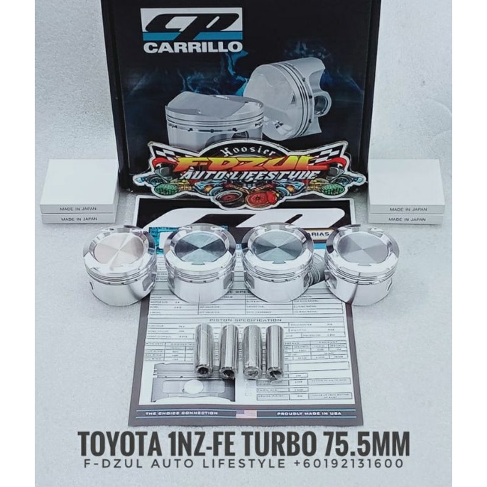 CP Piston Toyota 1NZ-FE Turbo 75.5mm | Shopee Malaysia