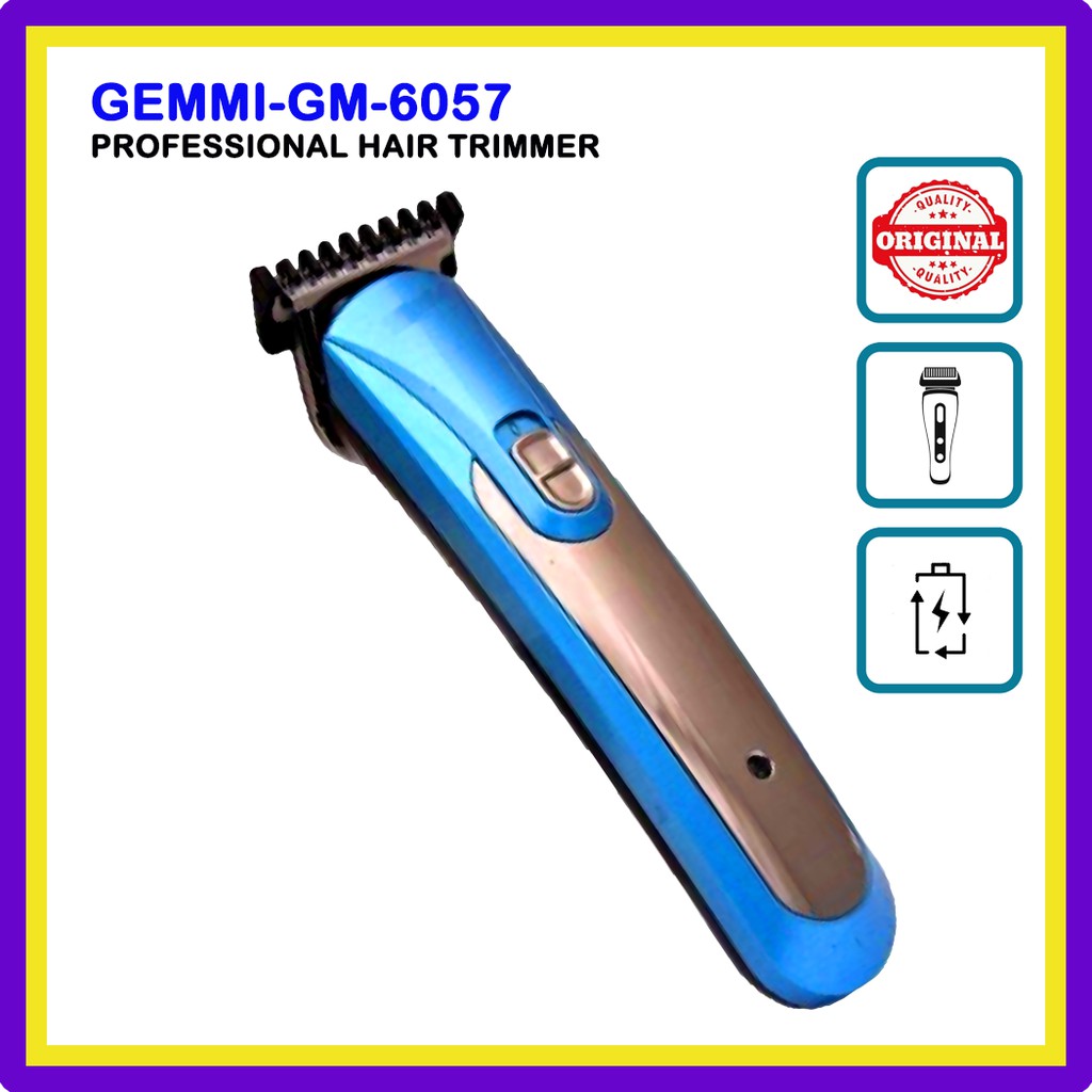 GEMMI GEMMY GEMEI PROGEMEI GM-6057 Professional Hair Clipper Trimmer Cutter Shaver Perapi Rambut ...