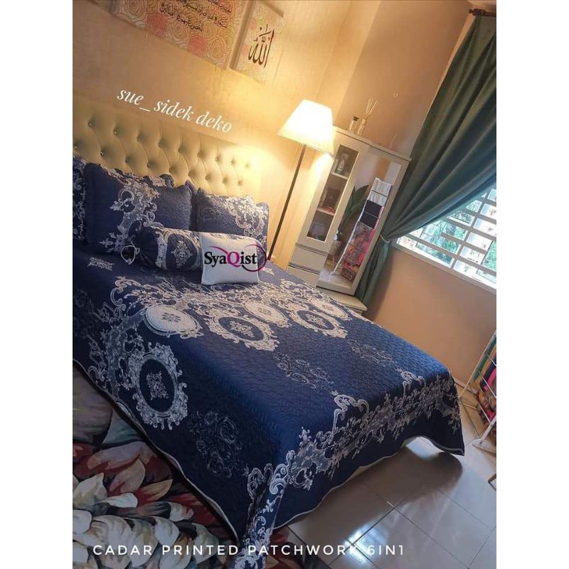 Syaqist Cadar Patchwork Queen 6in1 Mudah Kemas READY STOCK ‼️ | Shopee ...