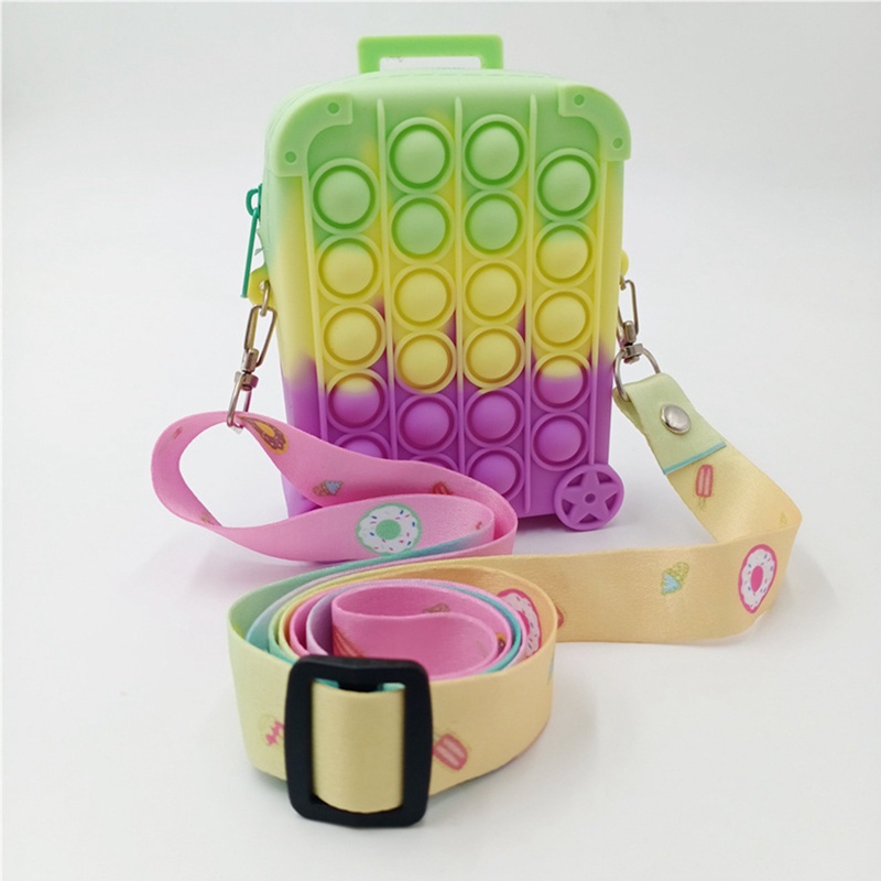 Hot Sale Pop Fidget Toys Shoulder Bag- Pop Fidgets Bag Purse For Girls ...