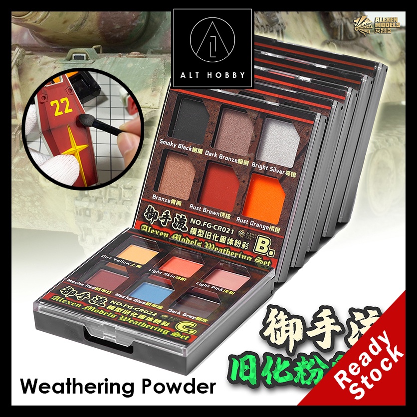 Alexen Model Weathering Powder Set / Weathing Master /FG-CR020-023 ...