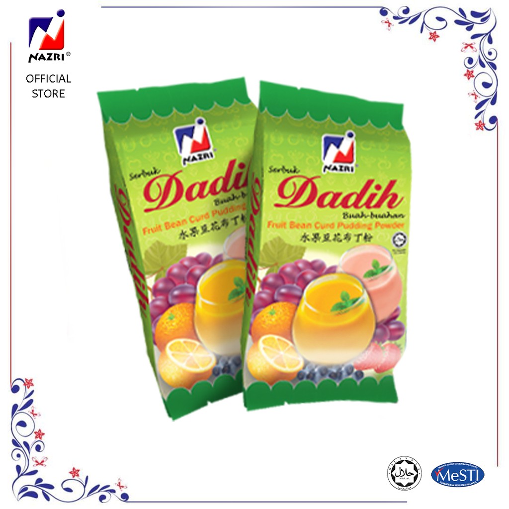NAZRI Serbuk Dadih Buah-buahan Pelbagai Perisa (380g)/NAZRI Fruit Bean ...