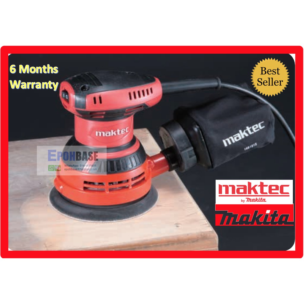 MT924 MAKTEC ORBITAL SANDER 125MM ( BY MAKITA ) 240W | Shopee Malaysia