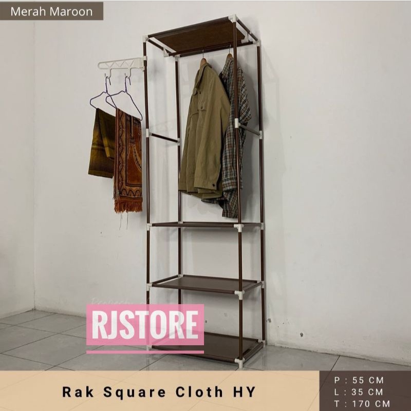 Square Cloth Rack HY / Multipurpose Rack / mukenah Rack / Mosque Rack ...