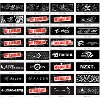 Custom made: White Graphic Card Backplate GPU Cover GPU Backplate 12V ...