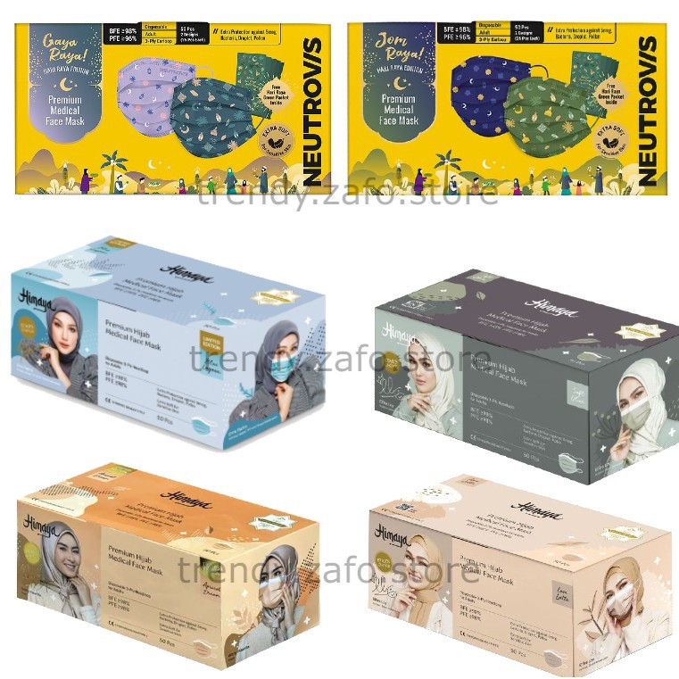 (JOM GAYA RAYA) Premium Medical Face Mask - Gaya Raya Series // Himaya ...