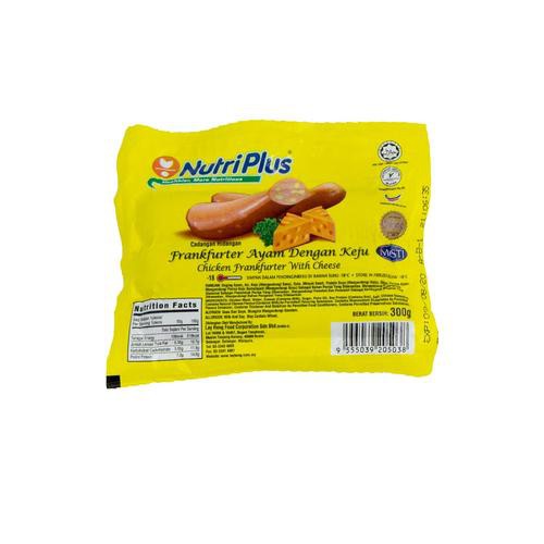 NutriPlus Chicken Frankfurter Cheese 300g | Shopee Malaysia