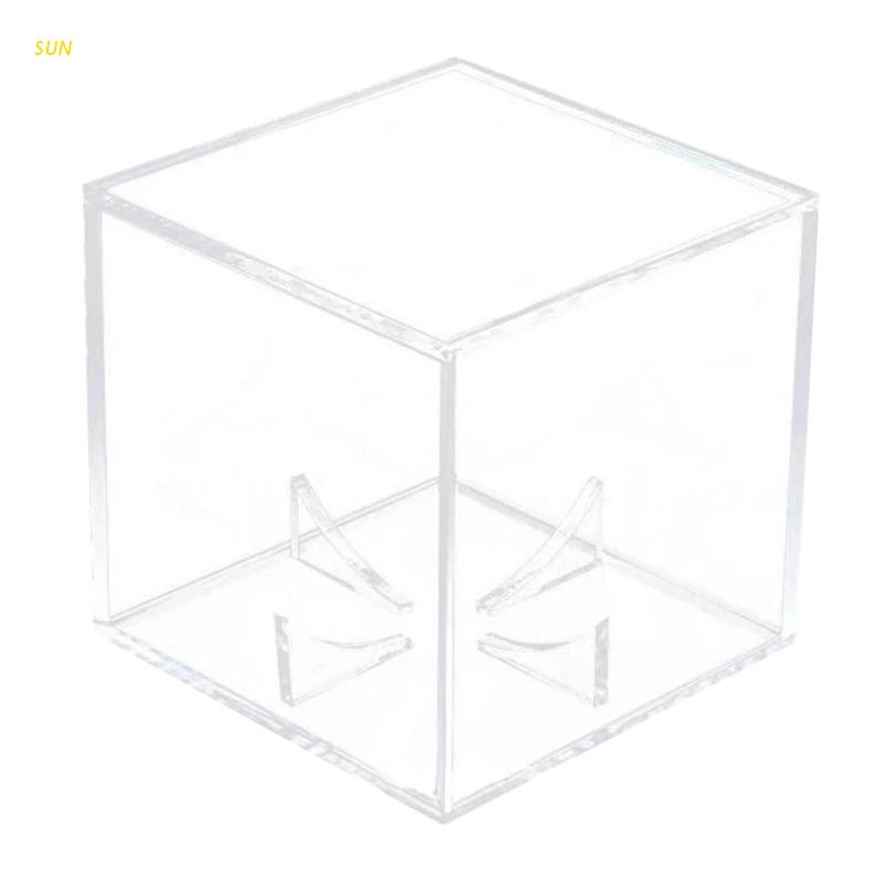 SUN Clear UV Protected Acrylic Boxes for Display for Official Size Ball ...