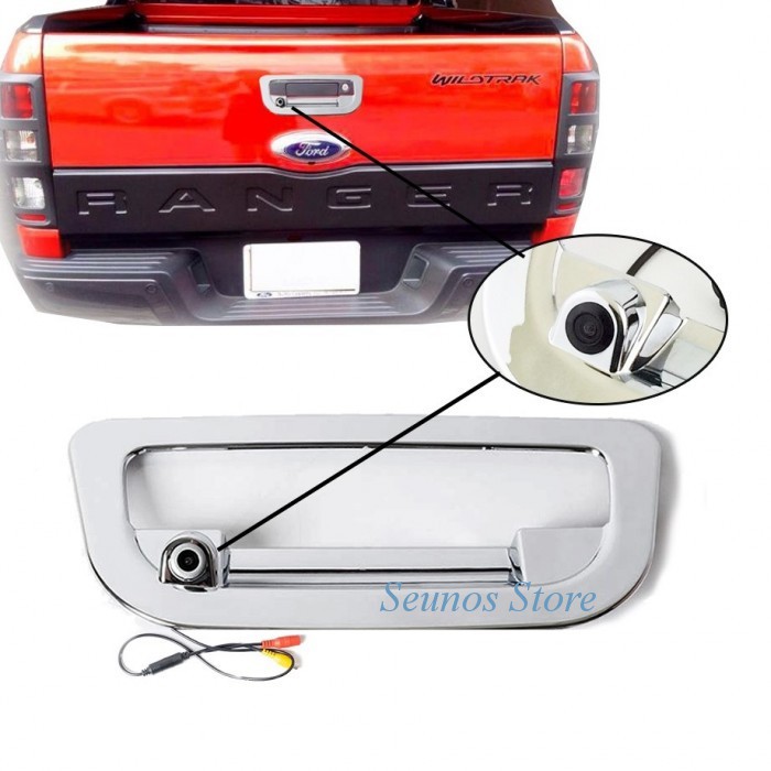 Ford Ranger T6 Built in Rear Camera Tailgate Chrome Cover | Shopee Malaysia