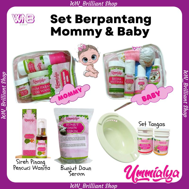 Set Berpantang Mommy & Baby | Set Pantang Bajet | Set Berpantang Ibu ...