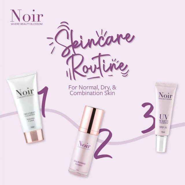 NOIR SKINCARE BASIC (KERING/NORMAL/COMBINATION) | Shopee Malaysia