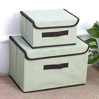 Storage Box Clothes Drawer Fabric Storage Box Clothes box Kotak Simpan ...