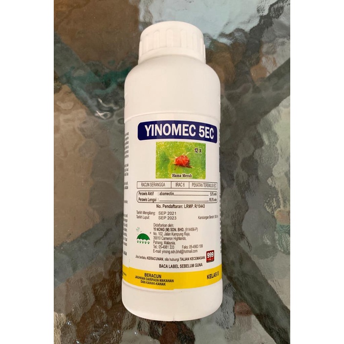 Yinomec 5EC [500ML] [RACUN SERANGGA] [Abamectin 5%] | Shopee Malaysia