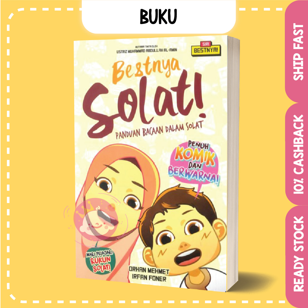 Bestnya Solat Buku Panduan Bacaan Dalam Solat Versi Komik Berwarna Buku ...