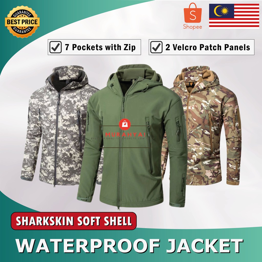 Waterproof Jacket Jaket Military Sharkskin Soft Shell Jacket Shark Skin ...