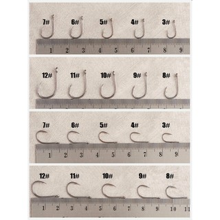 500pcs MATA KAIL PELBAGAI SAIZ,MATA PANCING, Fishing Hooks Mixed Size ...