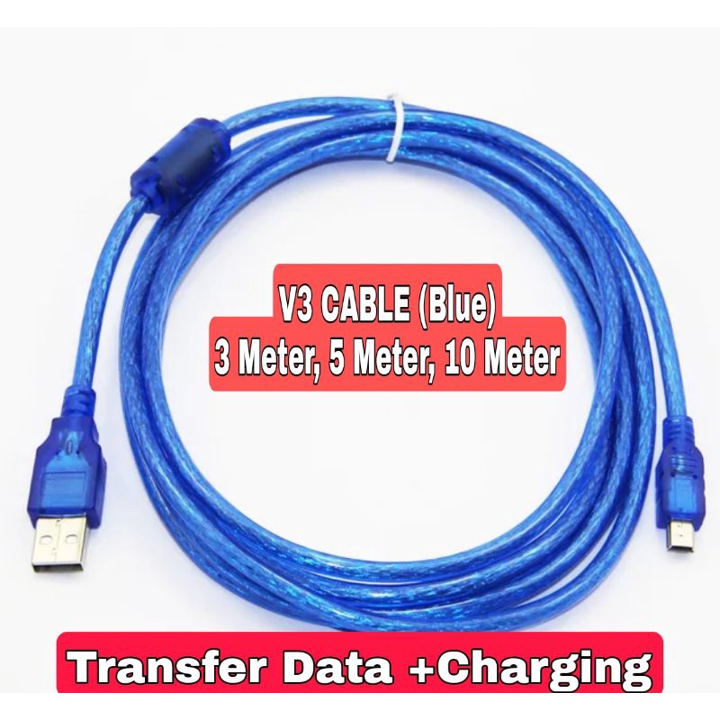 V3 USB Cable[3m/5m/10m]Mini USB To USB Cable Data Transfer&Charge Type ...